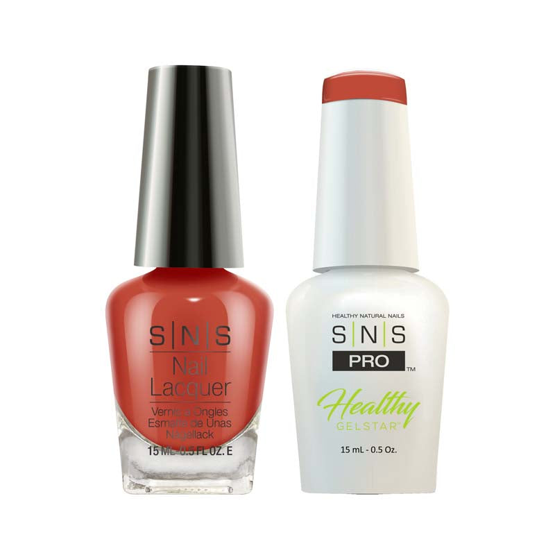SNS BM26 (2-in-1 Matching GelStar & Nail Lacquer) 15ml - Hibiscus #105 ...