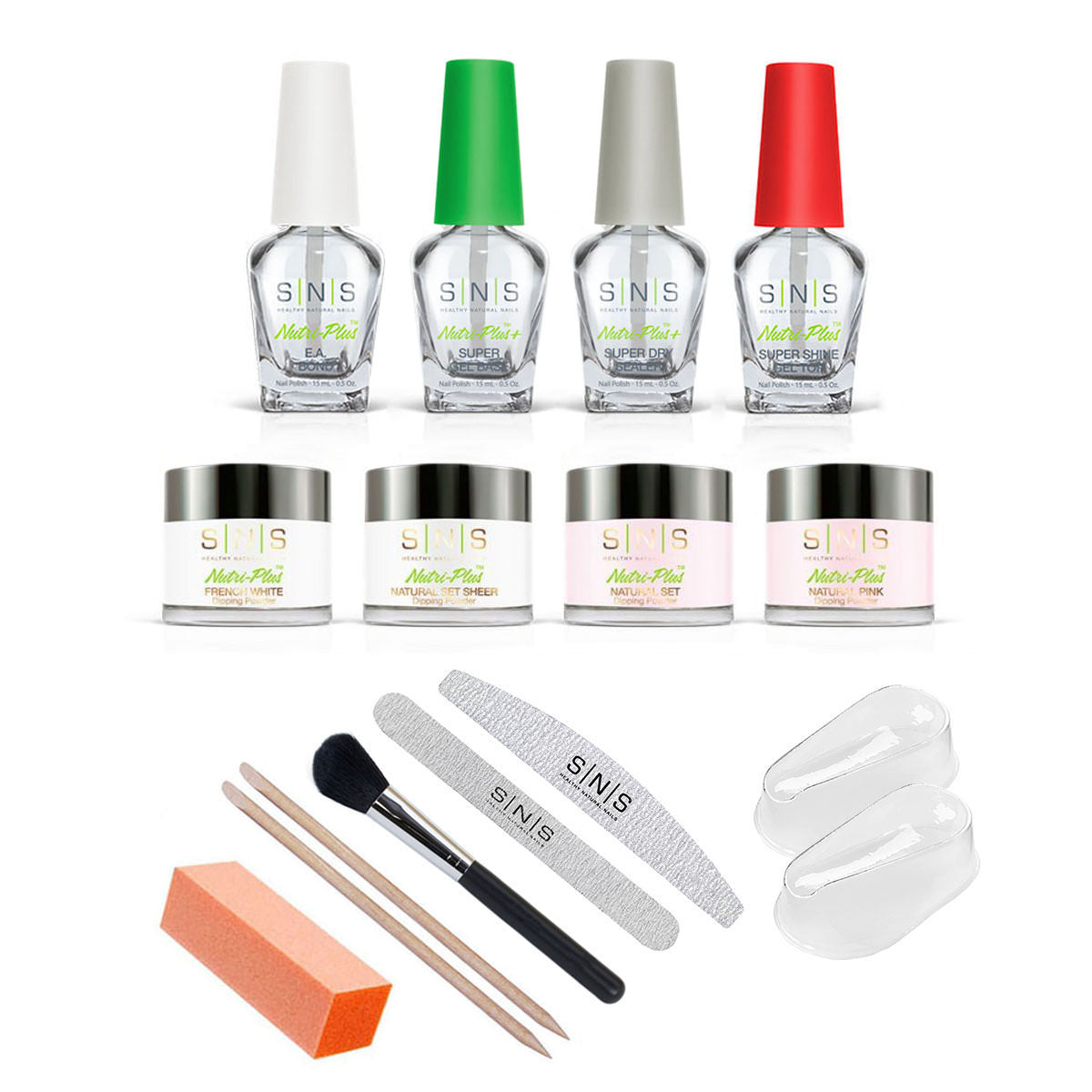 SNS Dip Powder Starter Kit 1 (for Pink & White Applications) – SNS ...