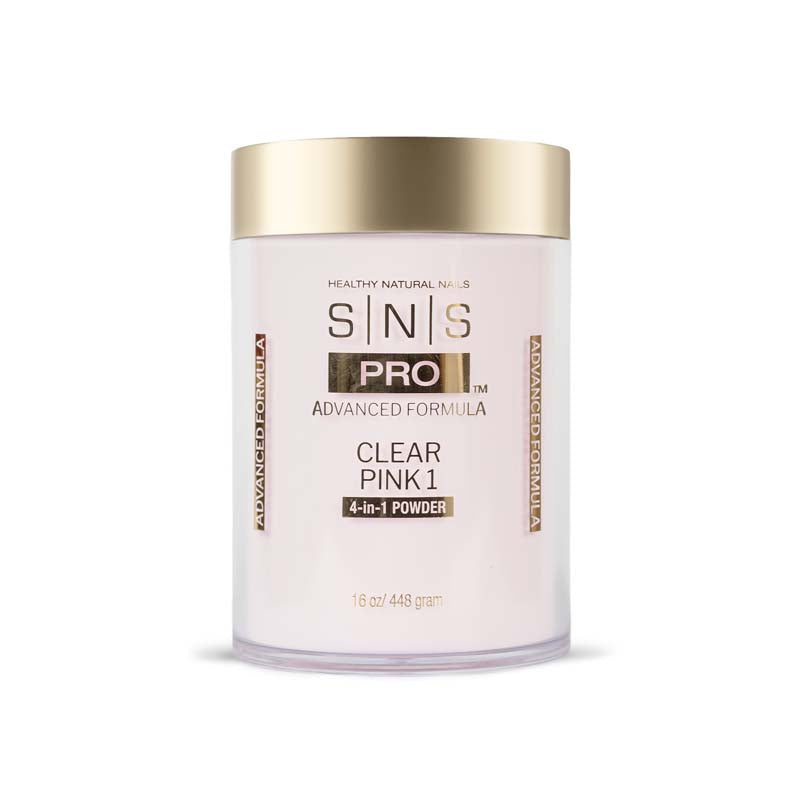 SNS Clear Pink 1 4-in-1 Dip & Acrylic Powder (16oz) 448g – SNS Nails ...