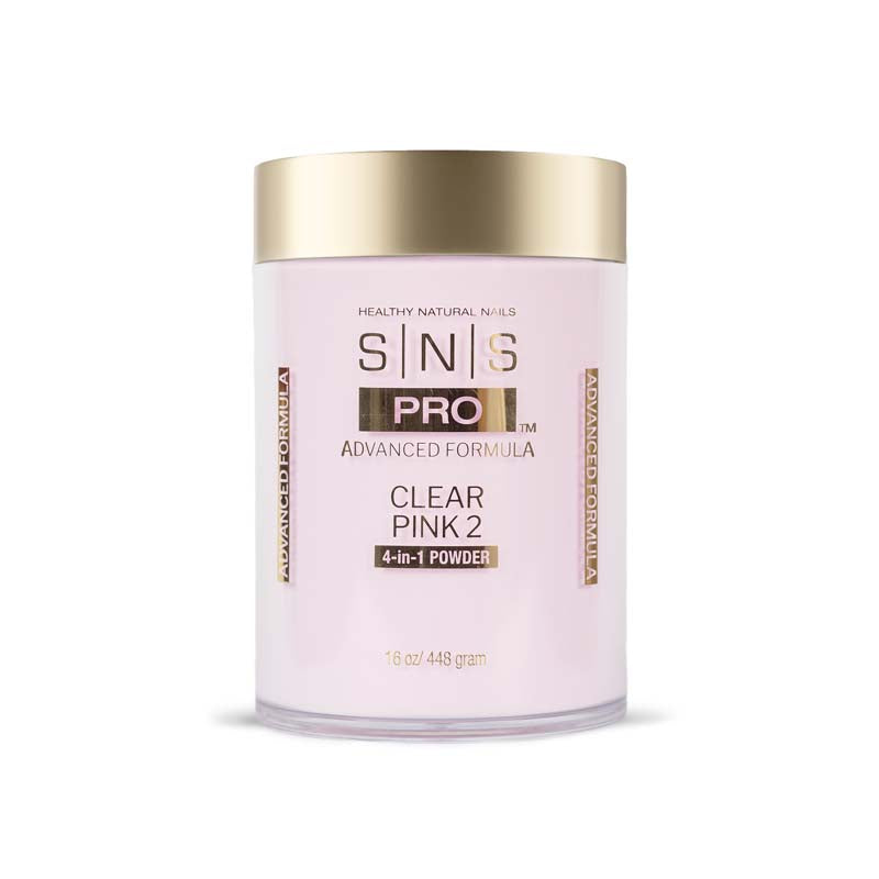 SNS Clear Pink 2 4-in-1 Dip & Acrylic Powder (16oz) 448g – SNS Nails ...